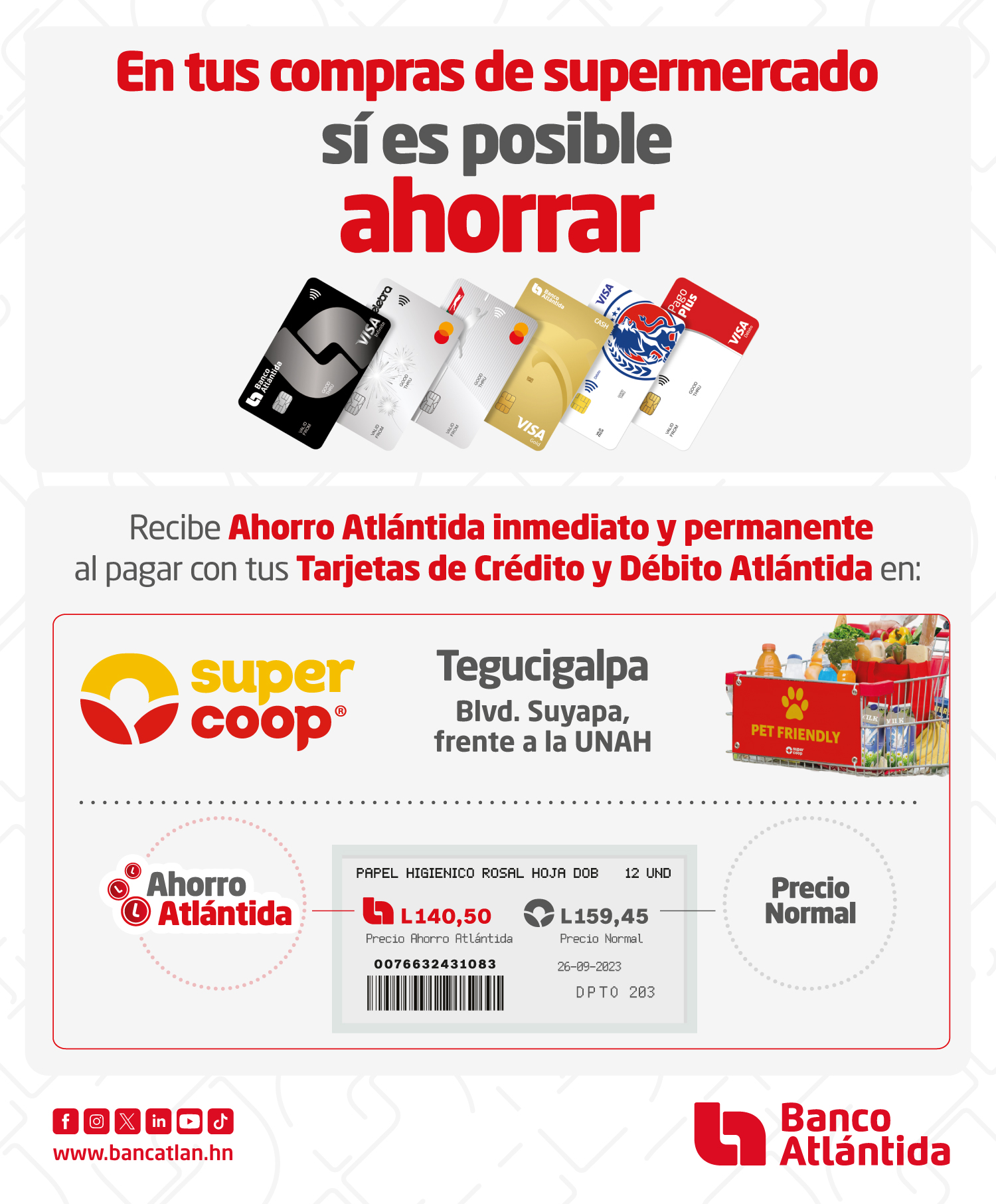 ¡Descubre la gran experiencia SuperCoop! 🛒 | Banco Atlántida